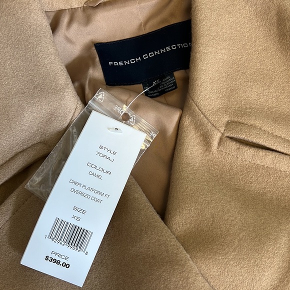 French Connection | Jackets & Coats | French Connection Camel Long ...